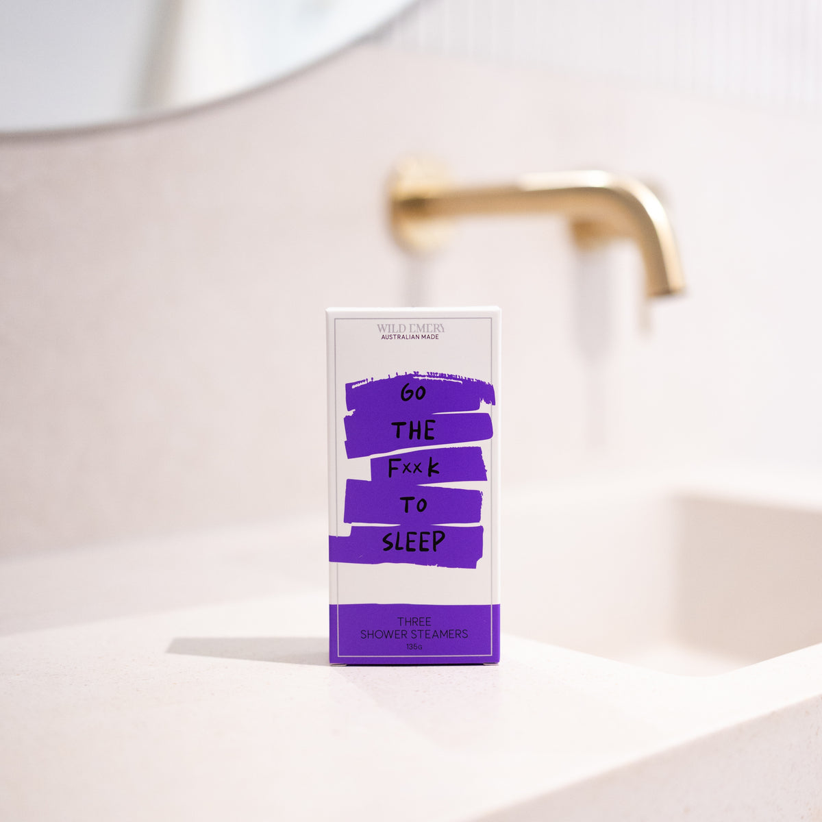 Go The F**k To Sleep Shower Steamer 3-Pack | Wild Emery | Ivy & Wood