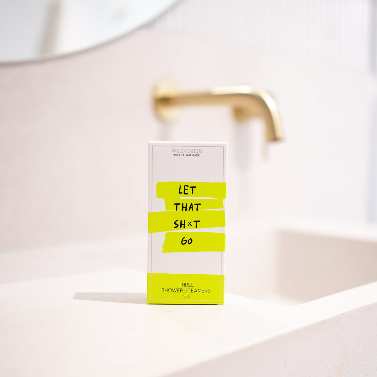 Let That Sh*t Go Shower Steamer 3-Pack | Wild Emery | Ivy & Wood