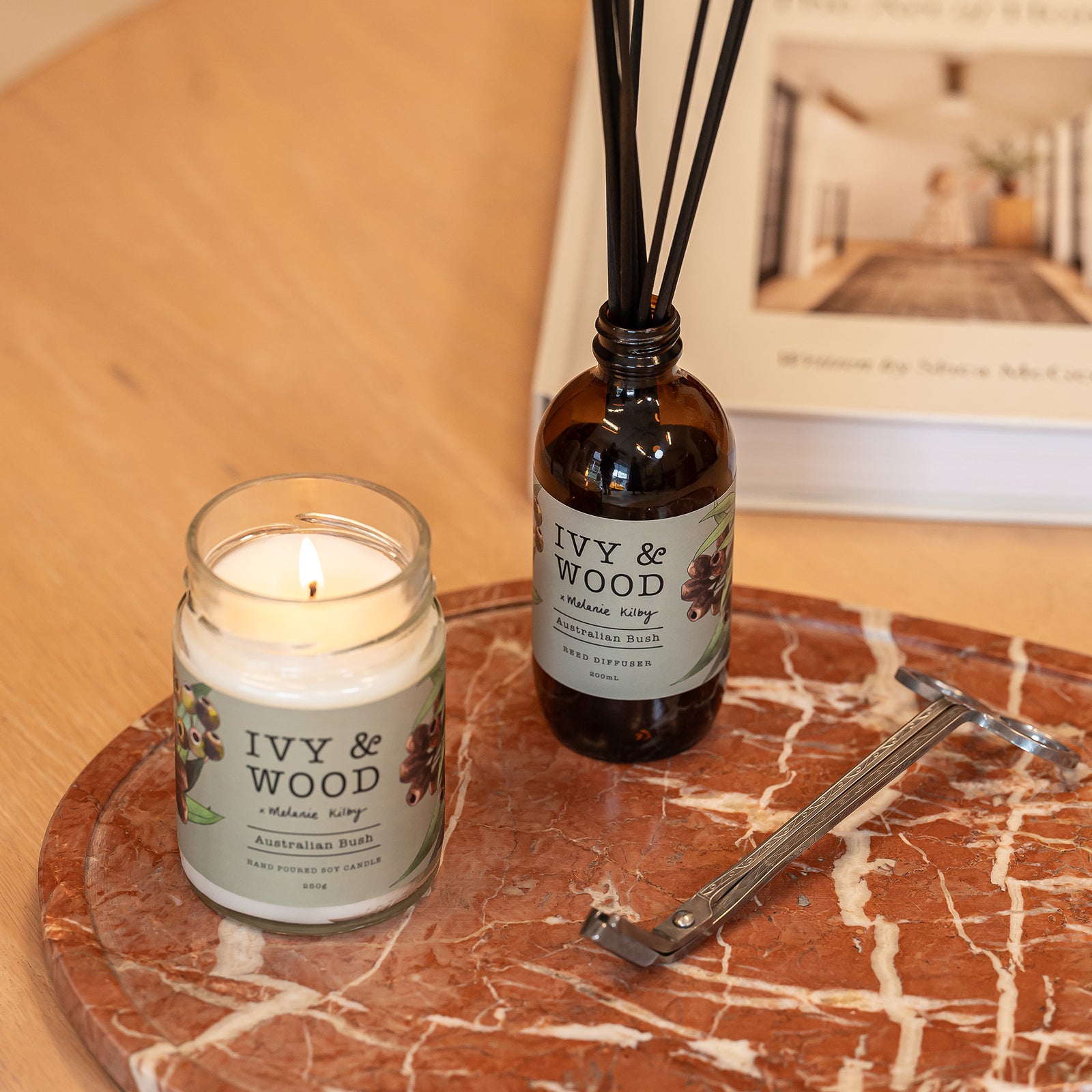 Wild Rosella Reed Diffuser – Handmade in Australia | Ivy & Wood