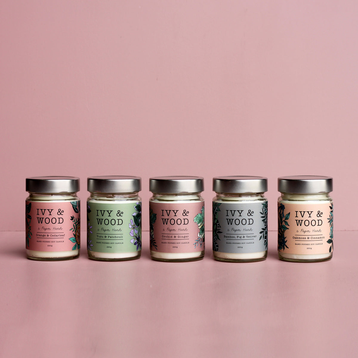 Botanical: Orchid & Ginger Scented Candle | Ivy & Wood