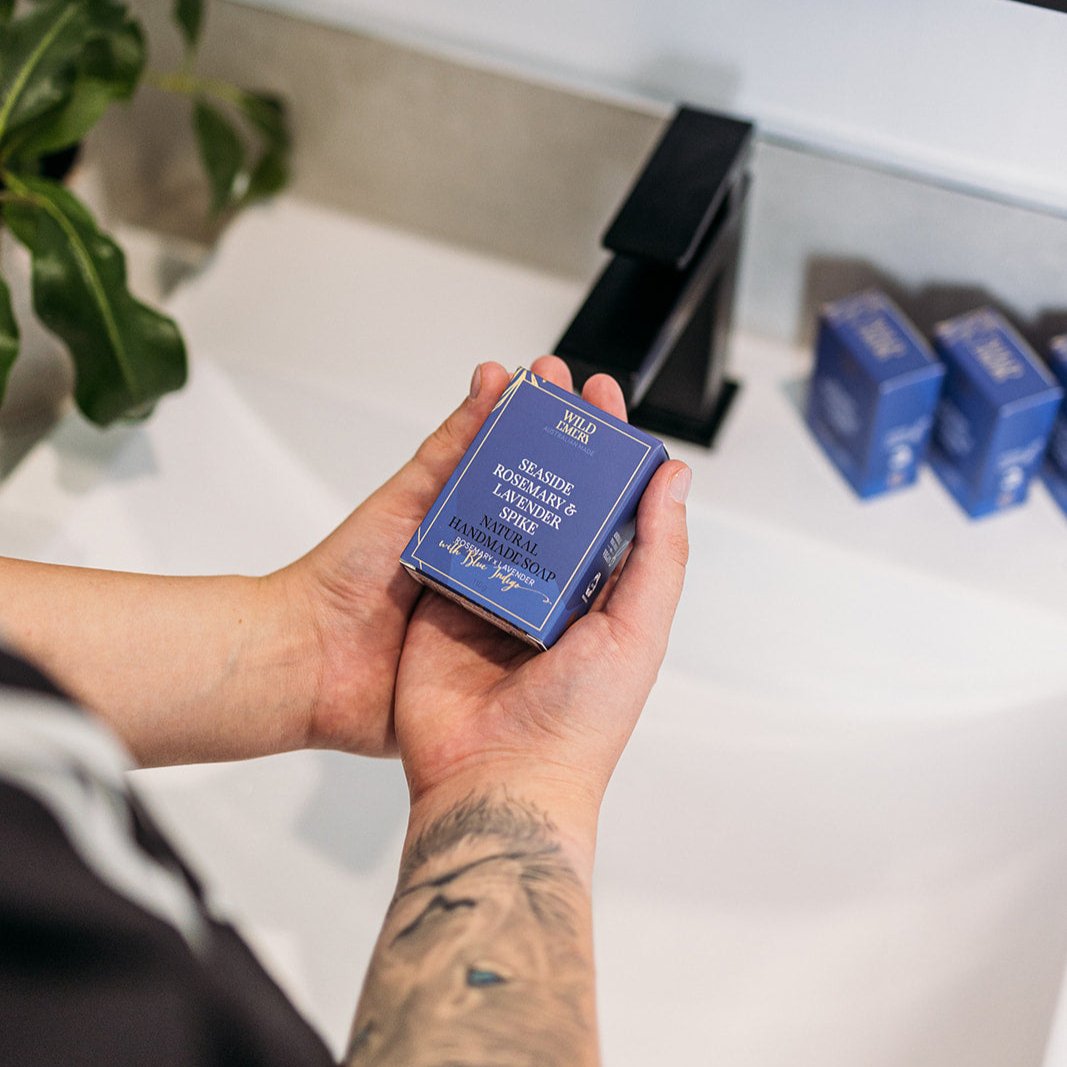 Seaside Rosemary & Lavender Spike - Natural Soap by Wild Emery | Ivy & Wood