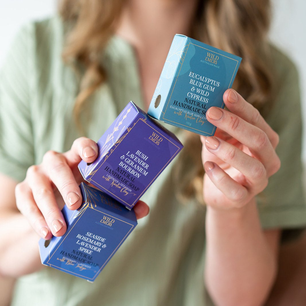 Natural Soap - Bush Lavender & Geranium Bourbon by Wild Emery – Ivy & Wood