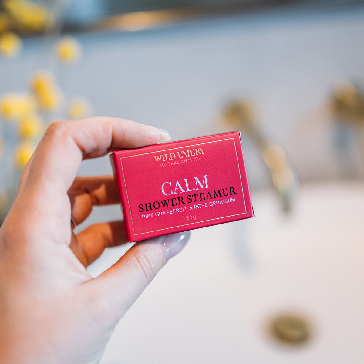 Shower Steamer CALM by Wild Emery | Ivy & Wood Australia