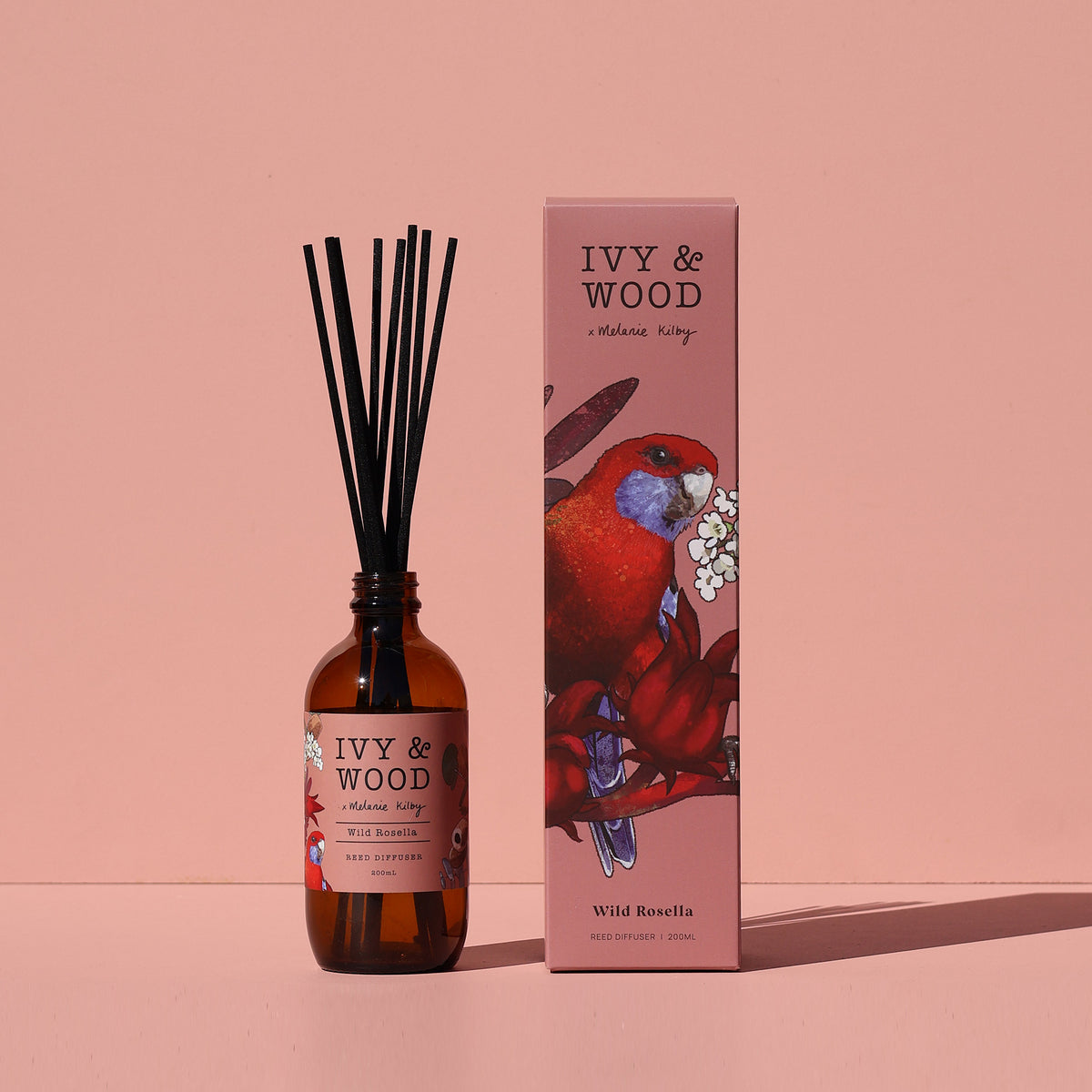Wild Rosella Reed Diffuser – Handmade in Australia | Ivy & Wood