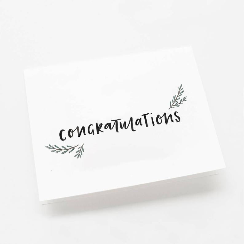 Congratulations Greeting Card by In The Daylight | Ivy & Wood
