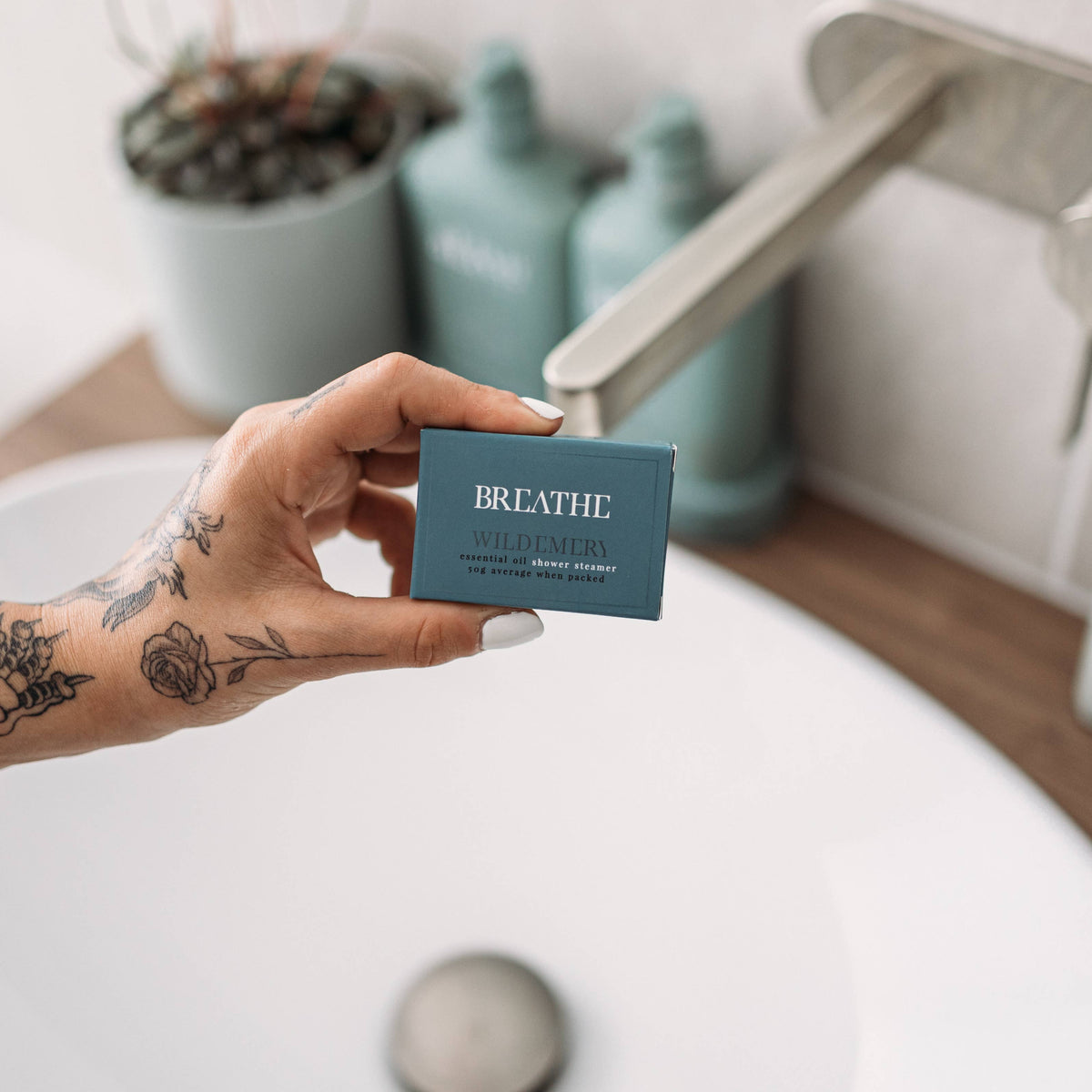 Shower Steamer BREATHE by Wild Emery | Ivy & Wood