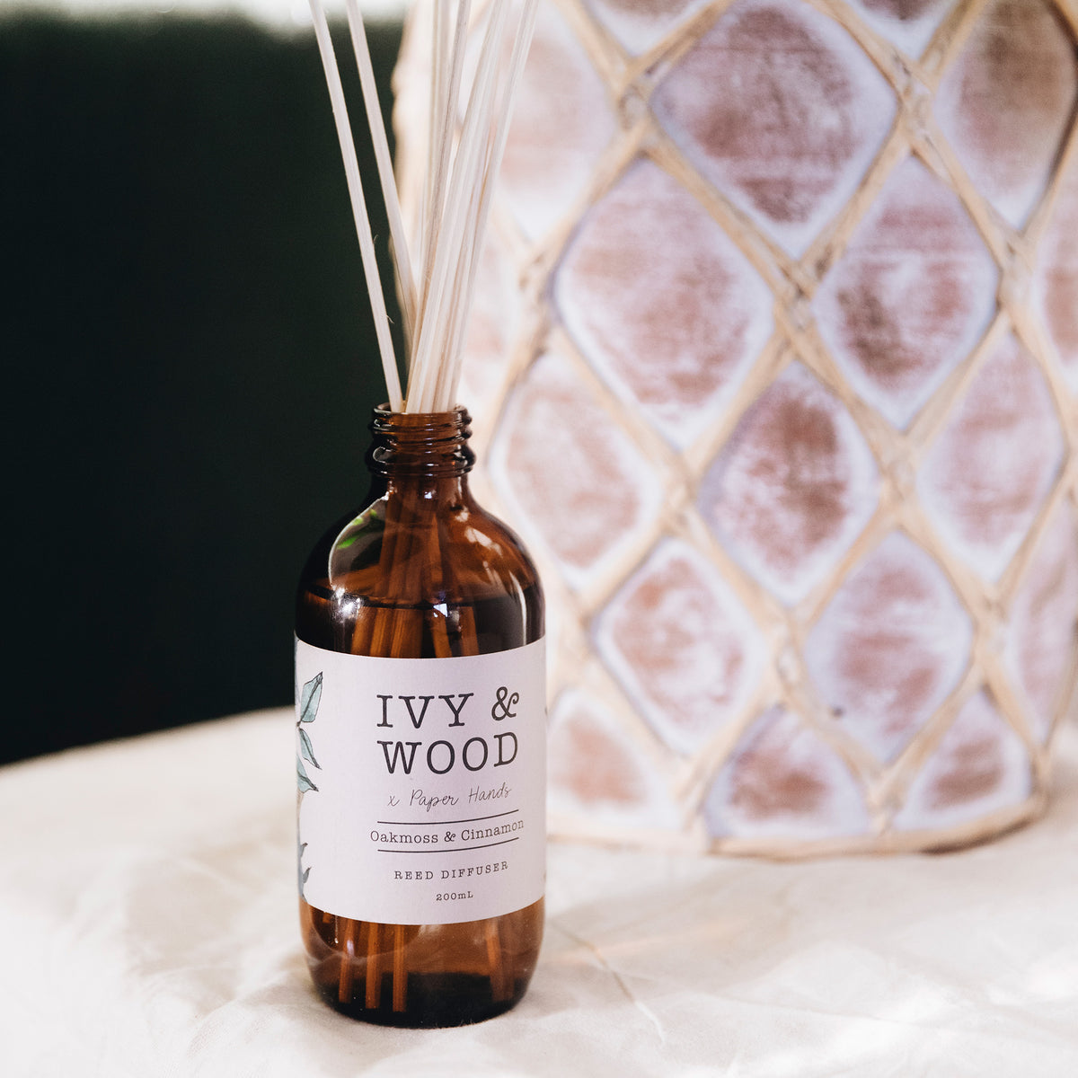 Botanical: Oakmoss & Cinnamon Reed Diffuser | Ivy & Wood